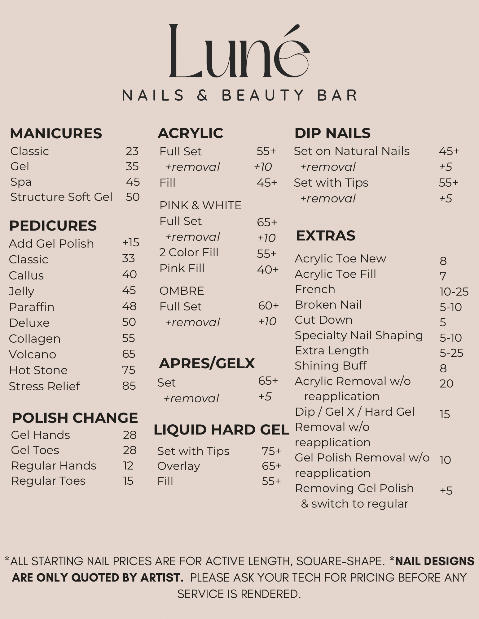 Luné | Nails & Beauty Bar